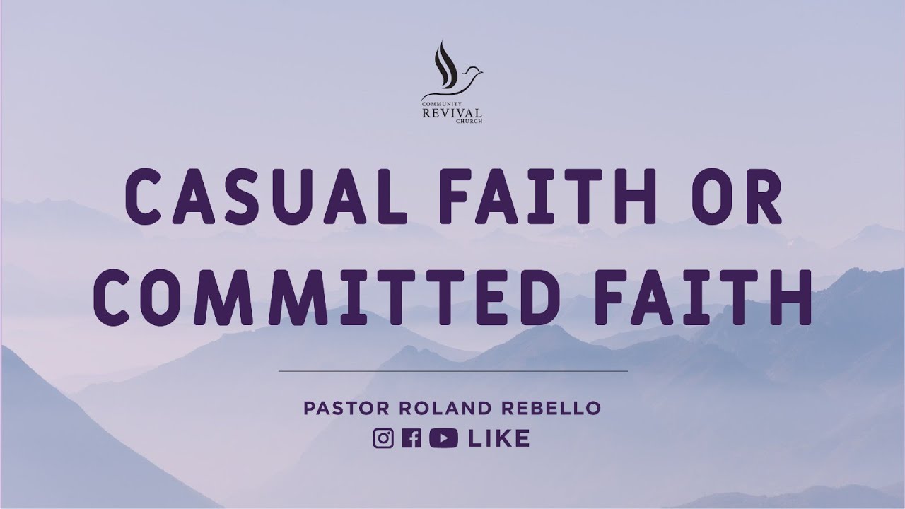 🔴LIVE | CASUAL FAITH OR COMMITTED FAITH | 10.04.2022 | PASTOR ROLAND ...