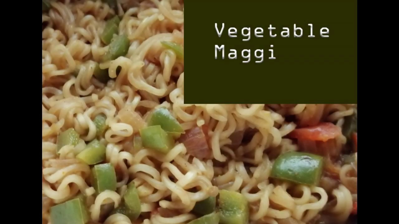 Vegetable Maggi South Indian Flavoured - YouTube