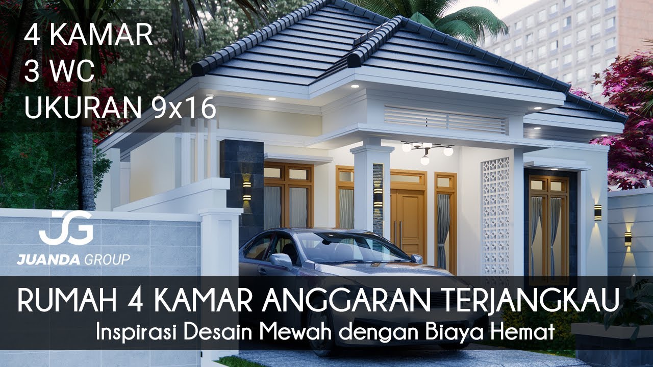 RUMAH IMPIAN 4 KAMAR DENGAN ANGGARAN TERJANGKAU - Desain rumah 4 Kamar ...