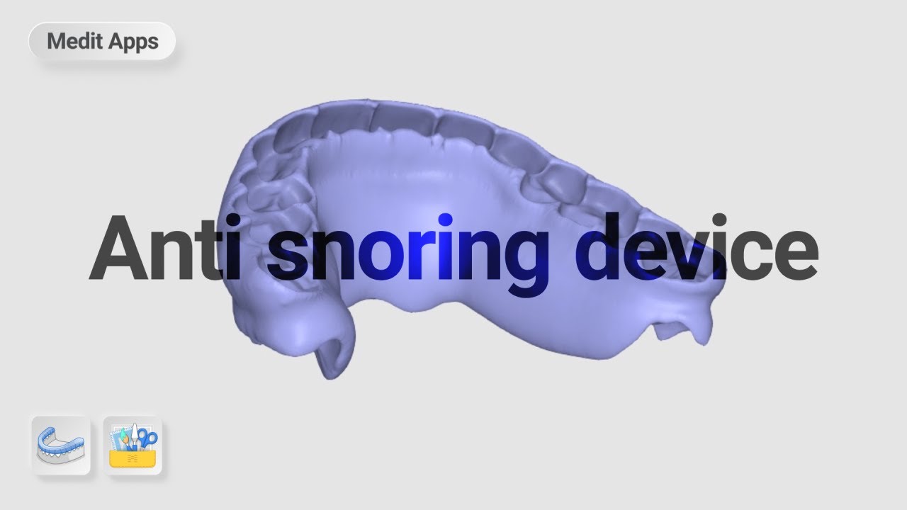 Designing an Anti-Snoring Device with Medit Design App - YouTube