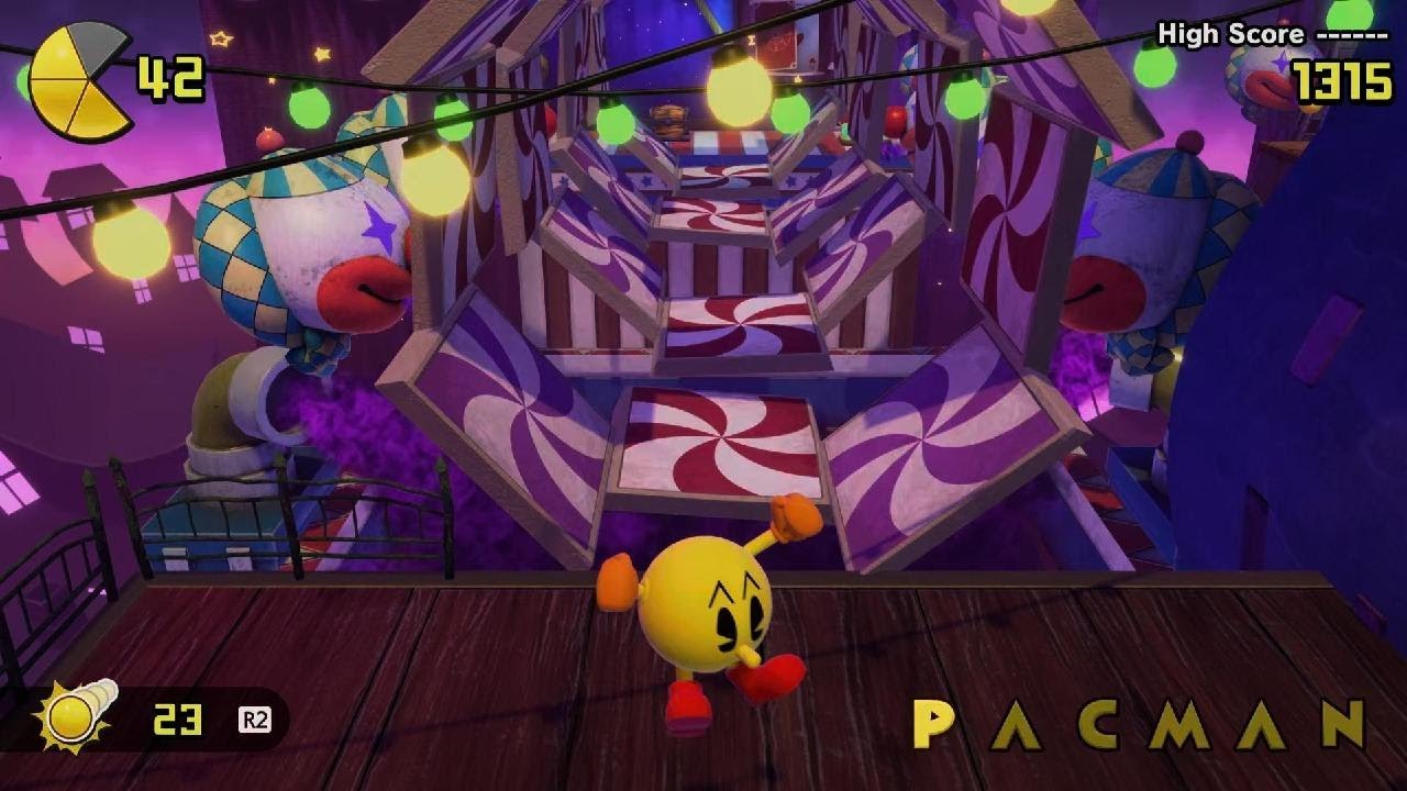PAC-MAN WORLD Re-PAC Pt. 11 - Barrel Blasting the Funhouse - YouTube