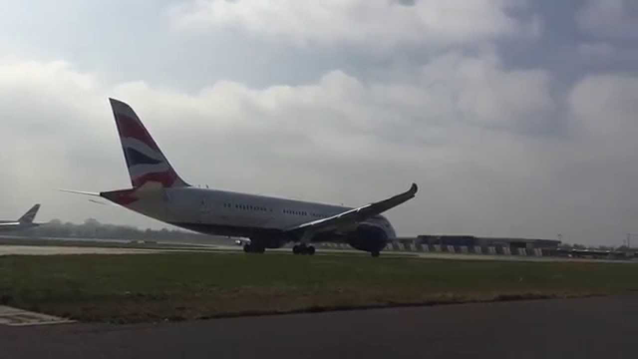 Airside Drive Around London Heathrow Airport Terminal 5 (20/03/2015 ...