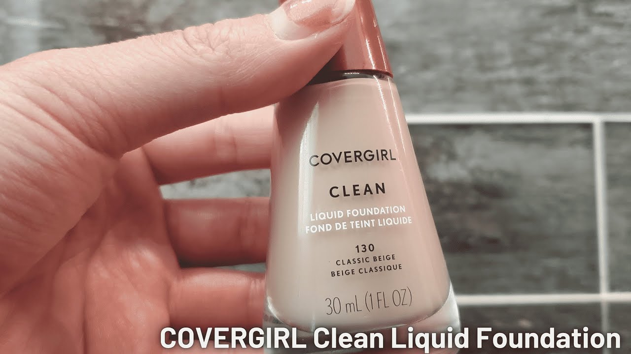 In Hand Review of COVERGIRL Clean Makeup Foundation Classic Beige 130 ...