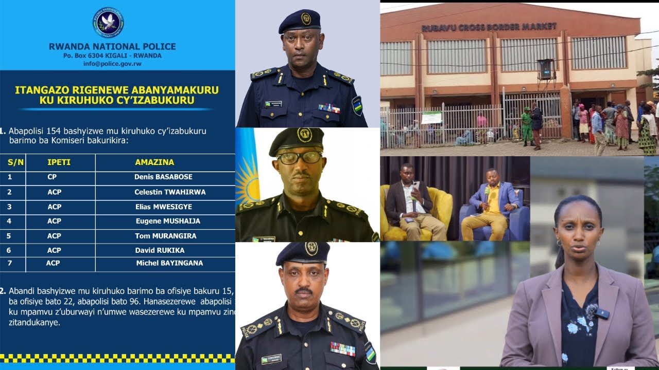 ABAPOLISI BAKURU BASHYIZWE MU KIRUHUKO CY'IZABUKURU/AMASOKO YO KU ...