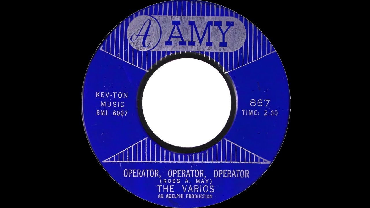 The Varios - Operator, Operator, Operator (1962) - YouTube