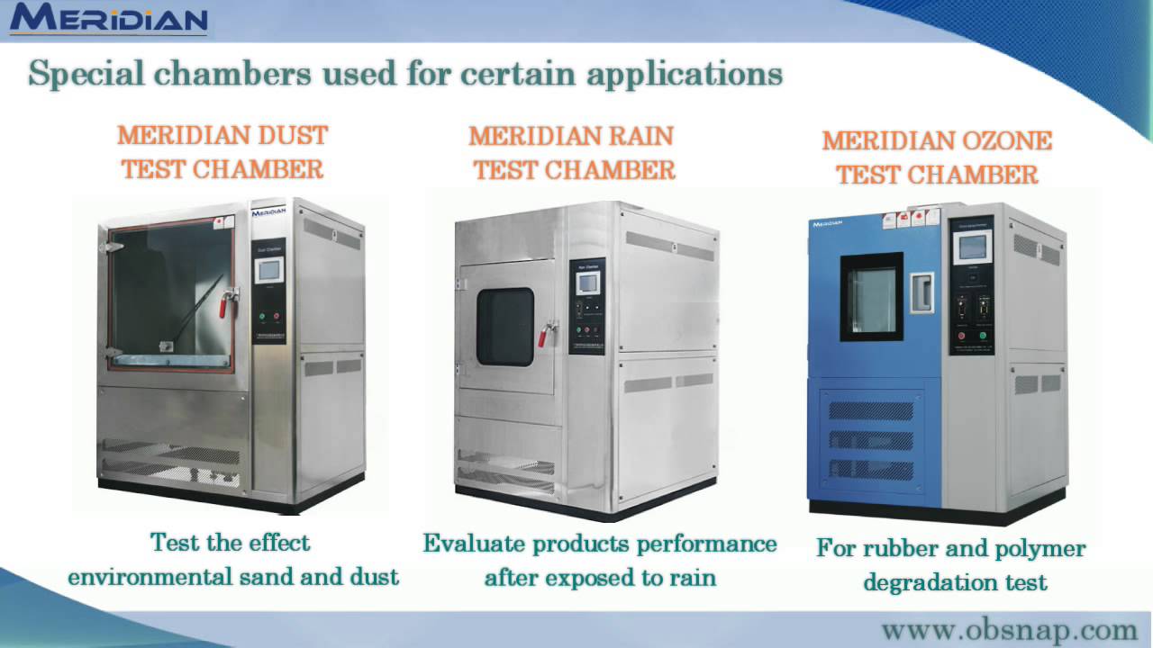 MERIDIAN Environmental Test Chamber by Obsnap Instrument - YouTube