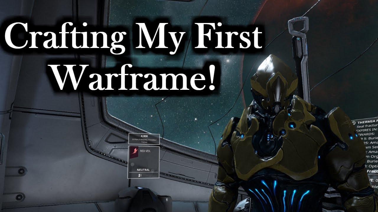 Crafting My First Warframe! - YouTube