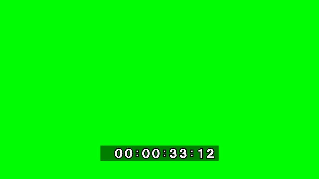 1min Timecode Counter Free Footage Background Video Effect Footage AA ...