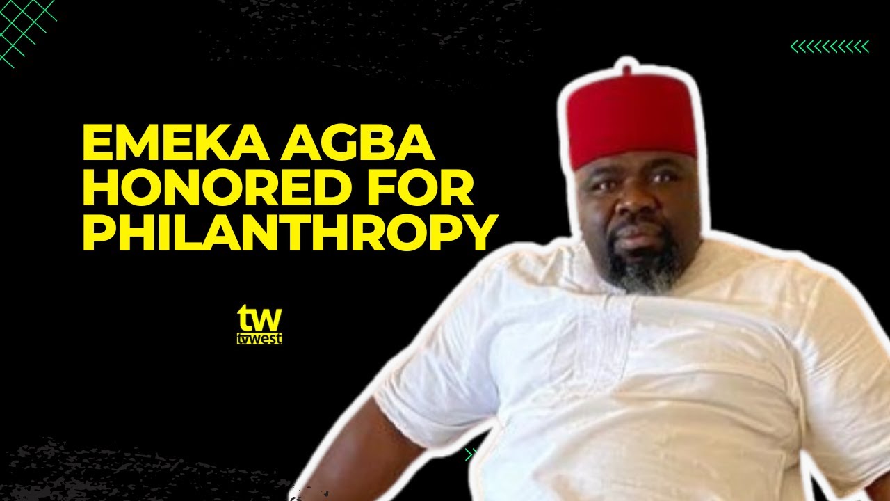 Emeka Agba Recognized for Community Service - YouTube