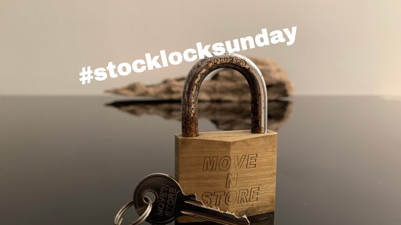 0040 - Move N Store Padlock Raked Open In Seconds #stocklocksunday ...