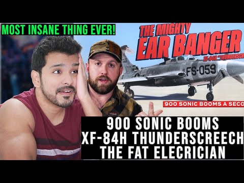 900 Sonic Booms Per Second - XF-84H Thunderscreech | CG reacts - YouTube