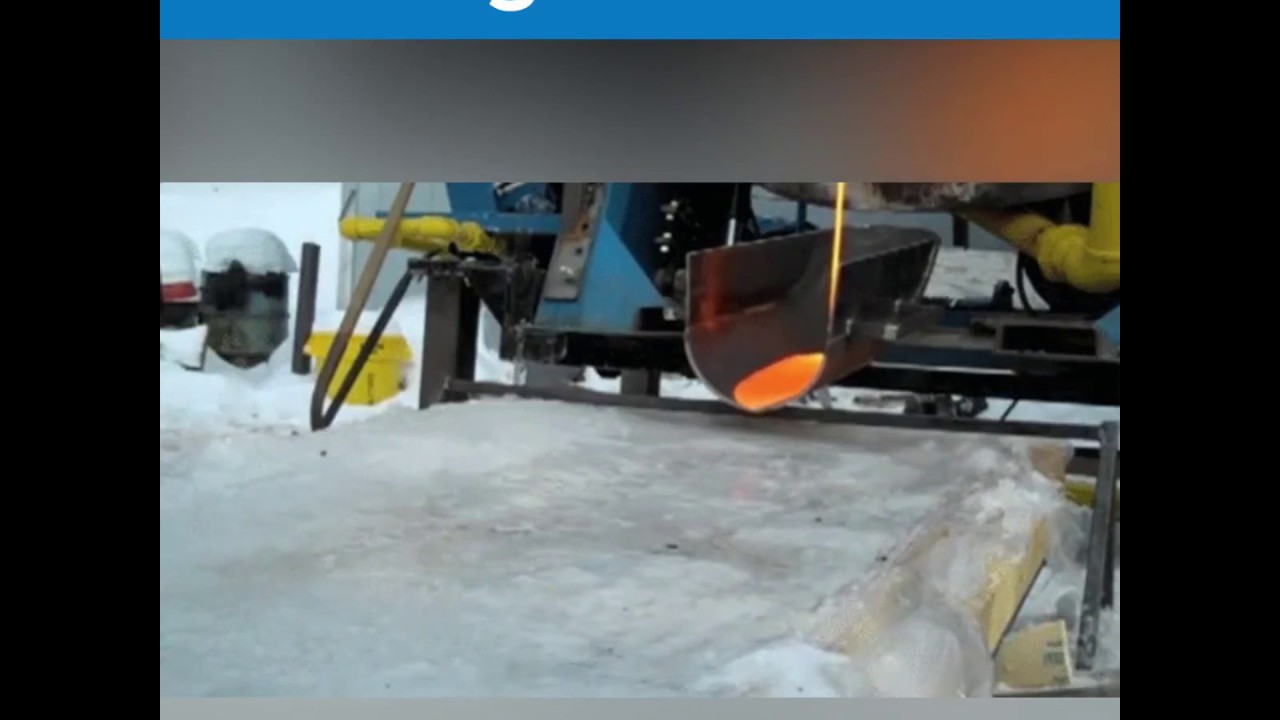 What happens When Lava Poured on Ice? - YouTube