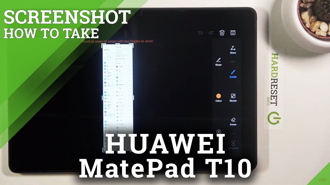 How to Take Screenshot in HUAWEI MatePad T10 – Catch Display - YouTube