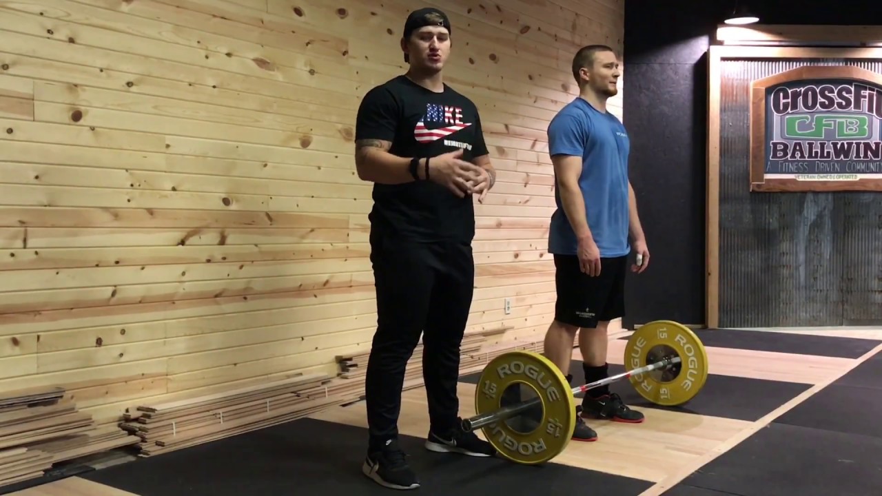 The Floating Clean - Olympic Weightlifting Exercise Library - PathWeigh ...