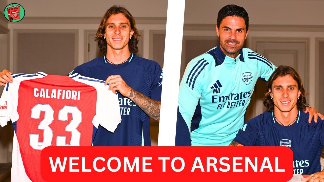 CALAFIORI ANNOUNCED! NEXT ARSENAL SIGNING CONFIRMED | Breaking Arsenal ...