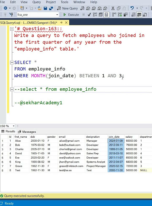 Sql Interview Question 163 Sql Mysql Oracle Interview Shorts 2871