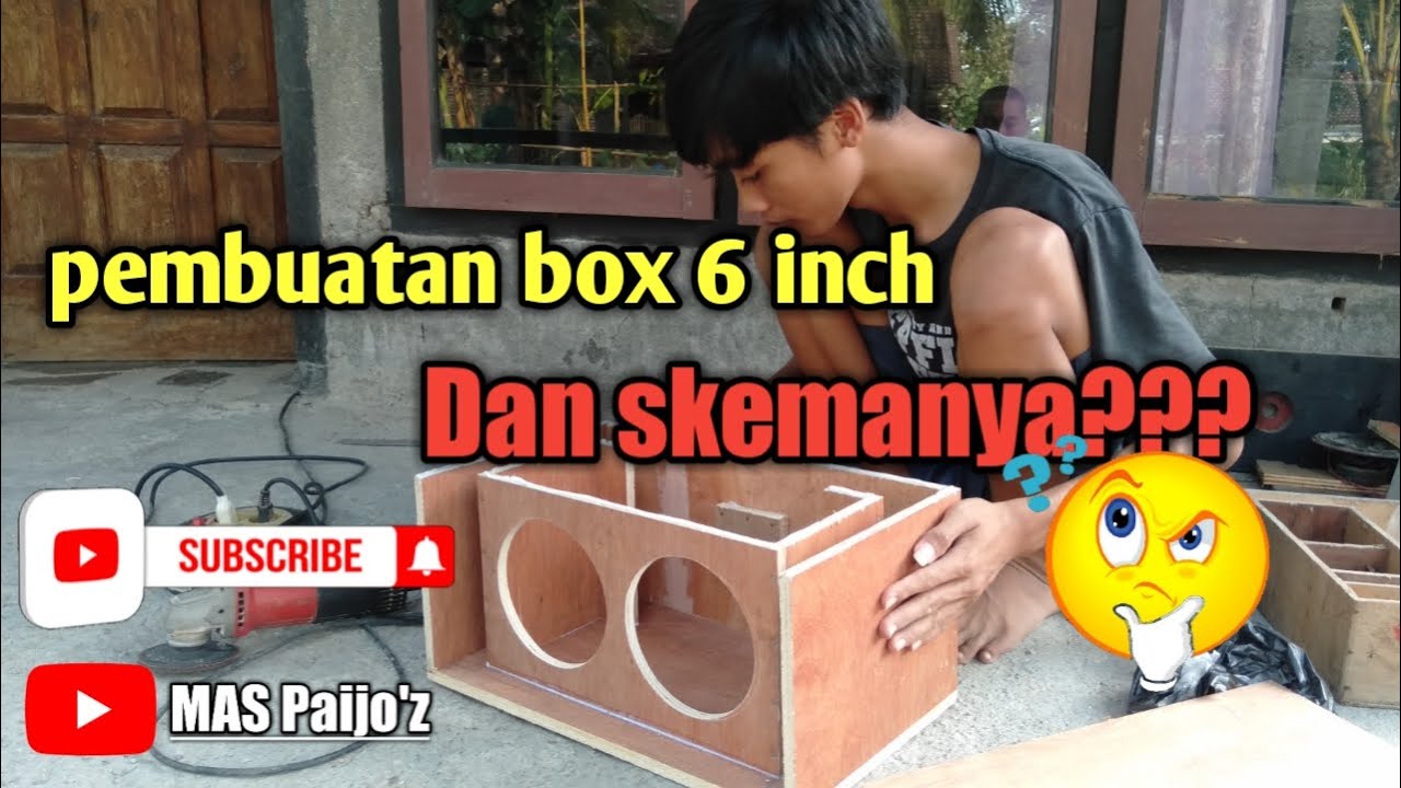 BUAT BOX SUB 6'' INCH DAN SKEMA LENGKAPNYA - YouTube