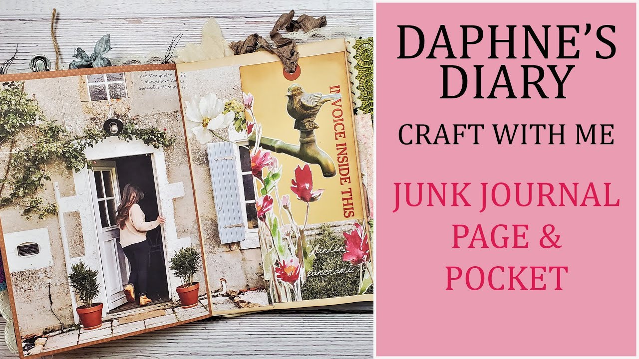 YO YO JOURNAL / Daphne's Diary Craft with Me a Junk Journal Page and ...