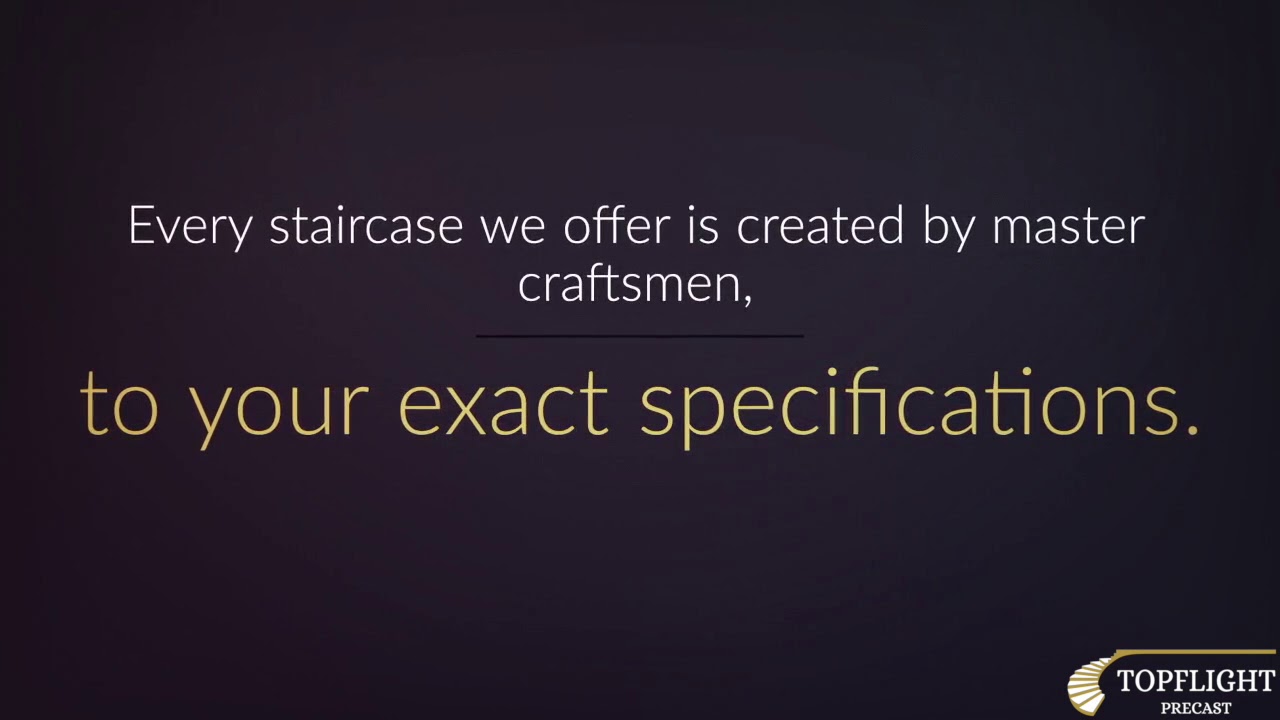 Topflight Precast - Precast Concrete Stairs - YouTube