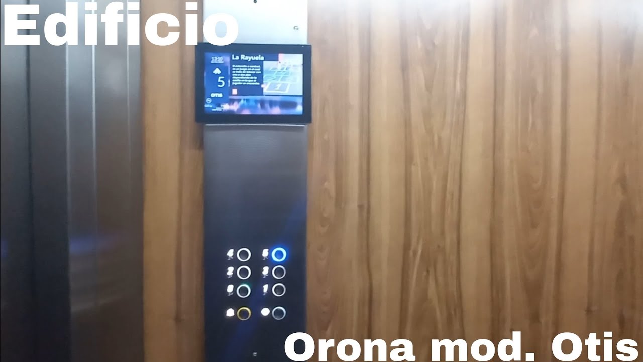 (2ª grabación) Ascensor Orona del 1988 (mod. Otis del 2021) en un ...