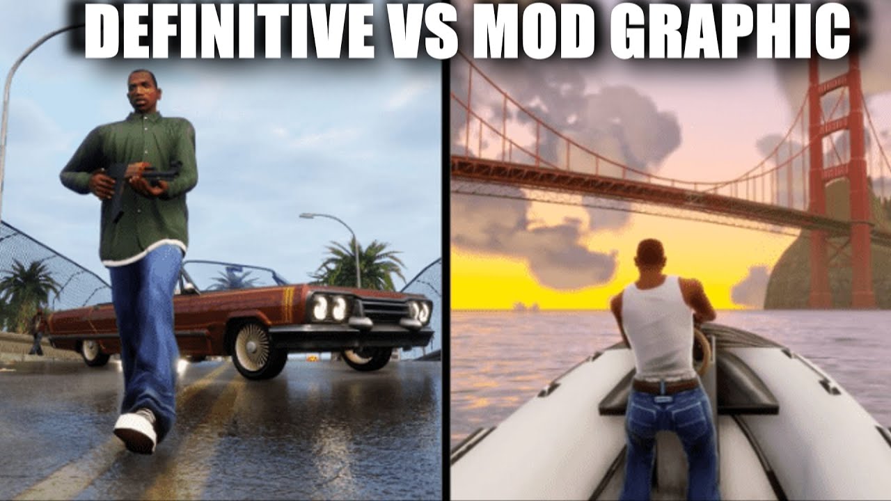 GTA: The Trilogy - The Definitive Edition VS Mod Grasphic Livestream ...