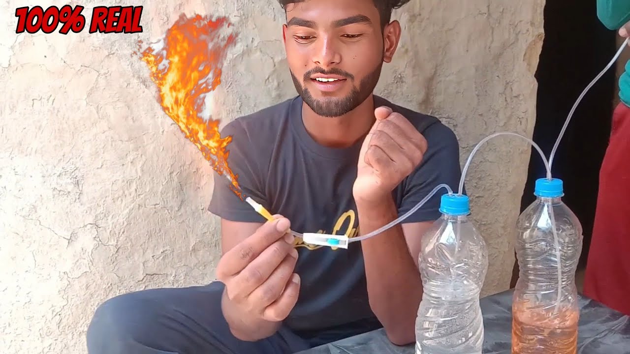 "घर पर गैस बनाएं सिर्फ पेट्रोल और पानी से! 💥 100% Real Trick | फ्री गैस ...