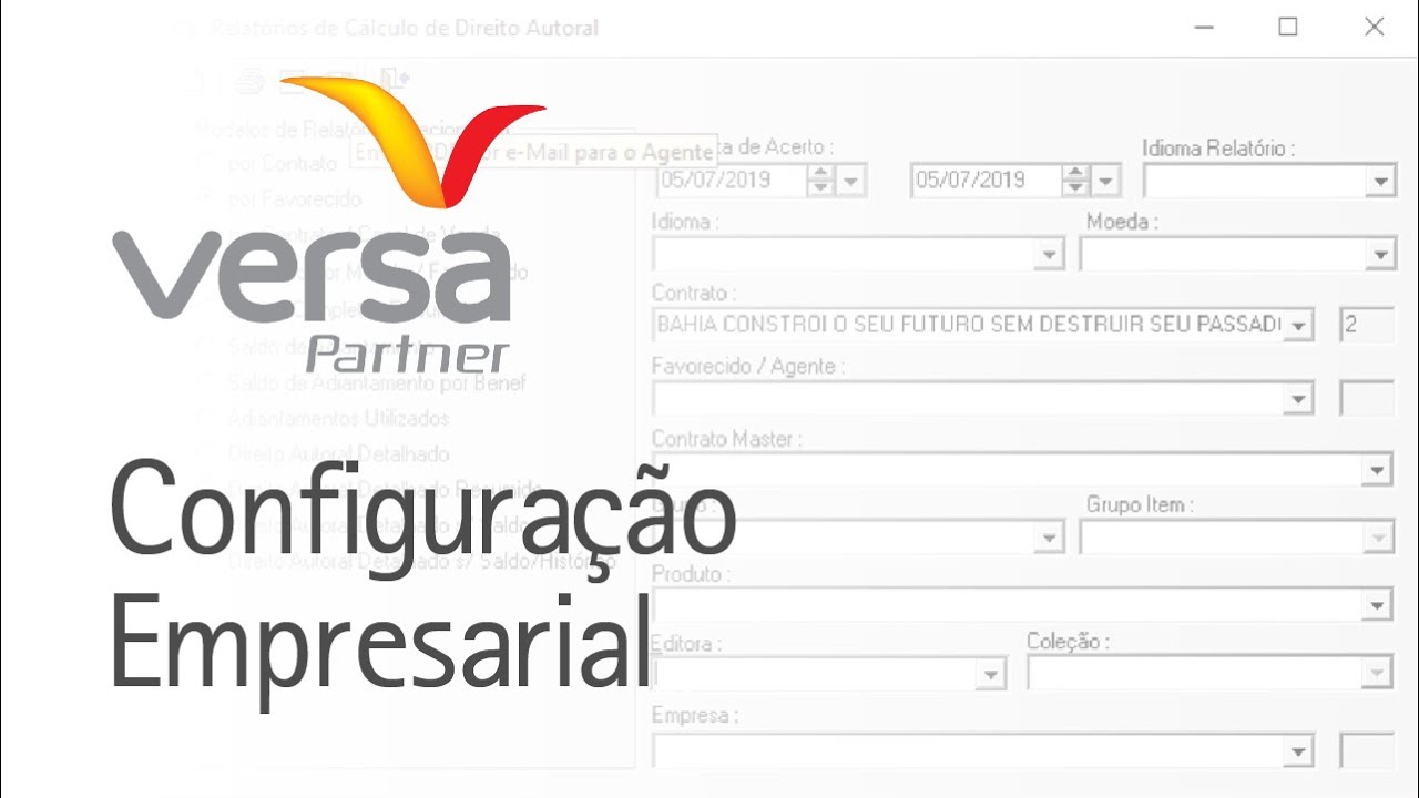 Configuração Empresarial | Sistema Versa - YouTube
