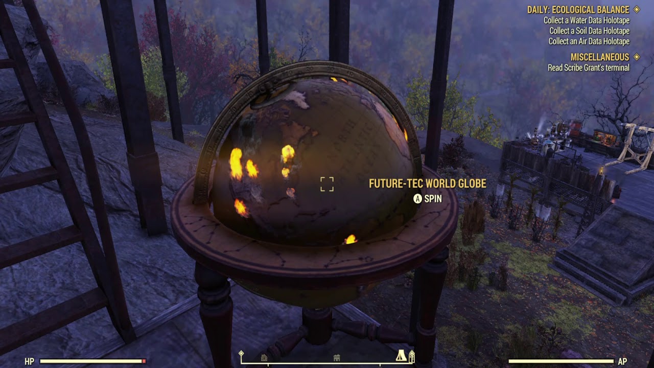 Fallout 76 Future-Tec World Globe - YouTube