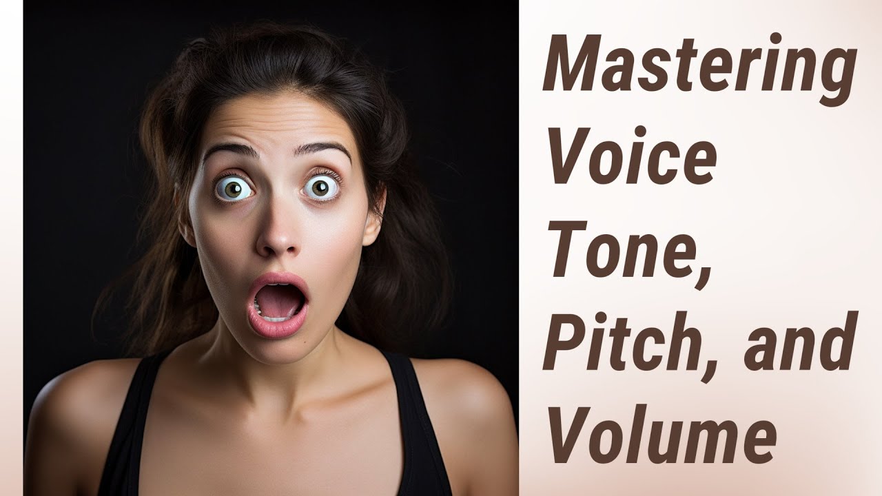 The Art of Speaking: Mastering Voice Tone, Pitch, and Volume - YouTube