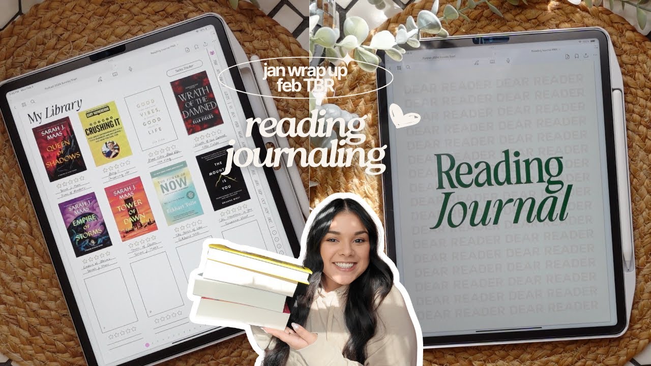 January Wrap Up & February TBR | Reading Journal | Digital Journal ...