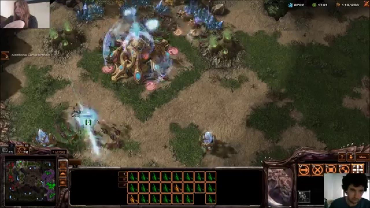 Starcraft 2 Protoss vs Zerg, Nyrat vs Kevra - YouTube