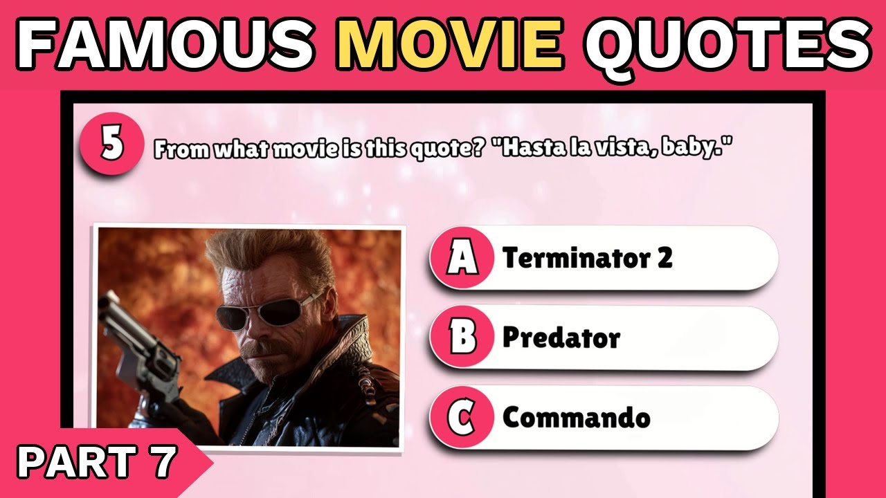Famous Movie Lines Quiz! Match Them to the Movies 🎞️🤔 - YouTube