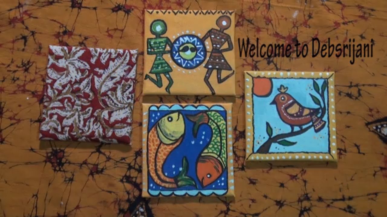 WATERPROOF COASTERS DIY | Easy idea to make coaster | coaster making ...