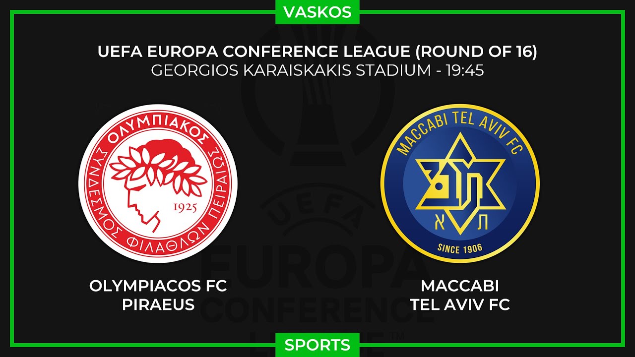 🔴 LIVE | ΟΛΥΜΠΙΑΚΟΣ - ΜΑΚΑΜΠΙ ΤΕΛ ΑΒΙΒ | CONFERENCE LEAGUE | OLYMPIACOS ...