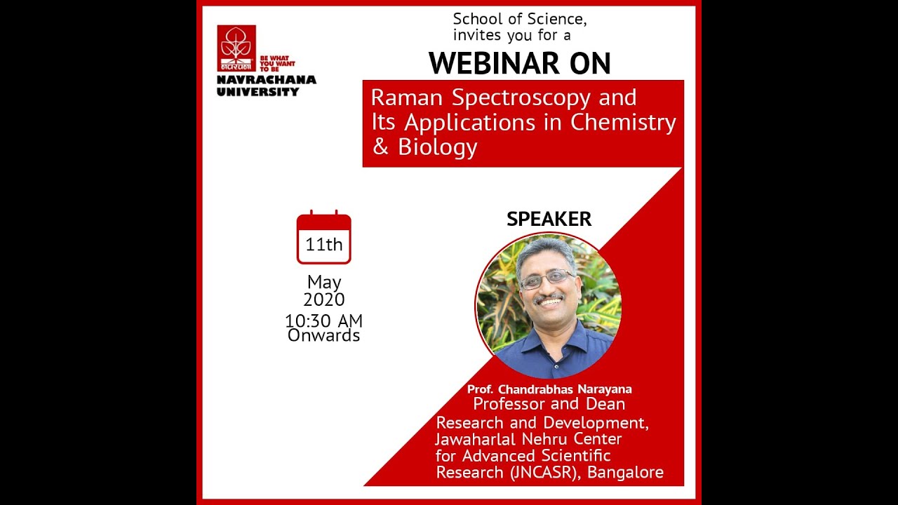 Webinar on Raman Spectroscopy and Its Applications in Chemistry and ...