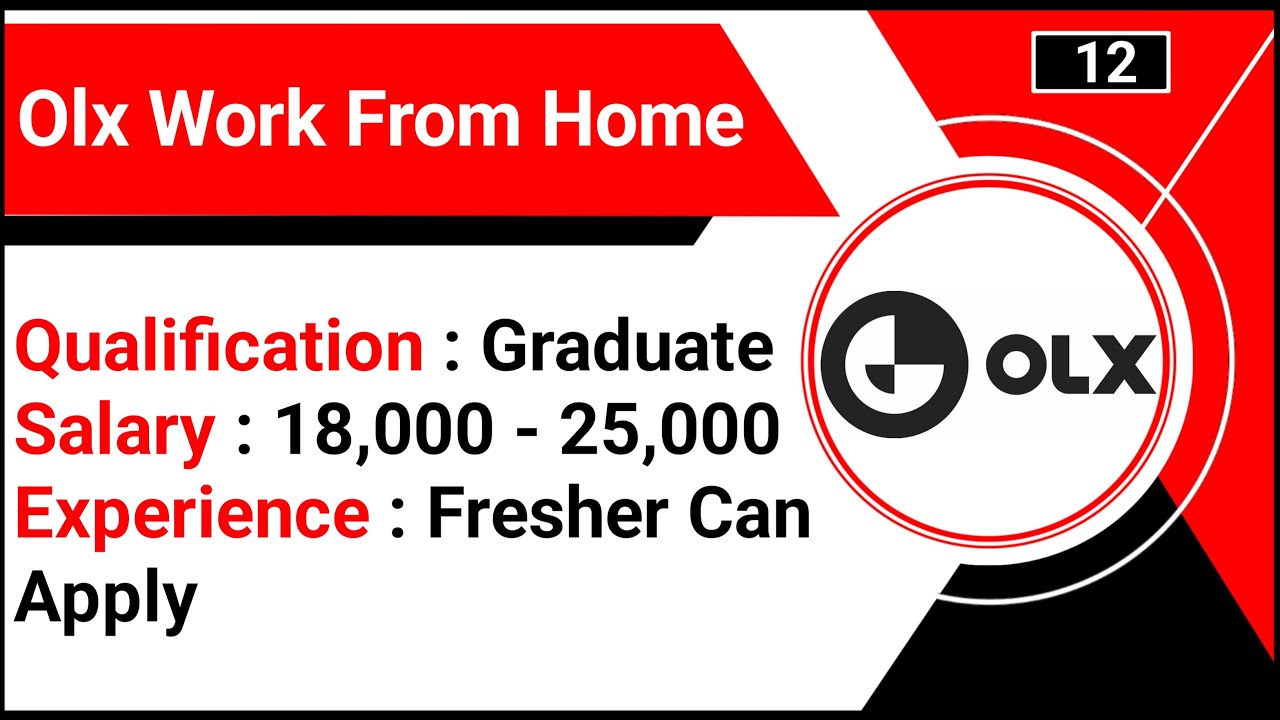 Olx Work From Home | Olx Email Executive Jobs | Work At Home | JobStock ...