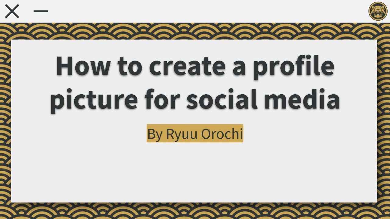 How to Create a Profile Picture With Clip Studio Paint - YouTube