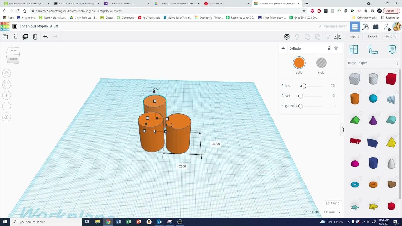 Basics of TinkerCAD - YouTube
