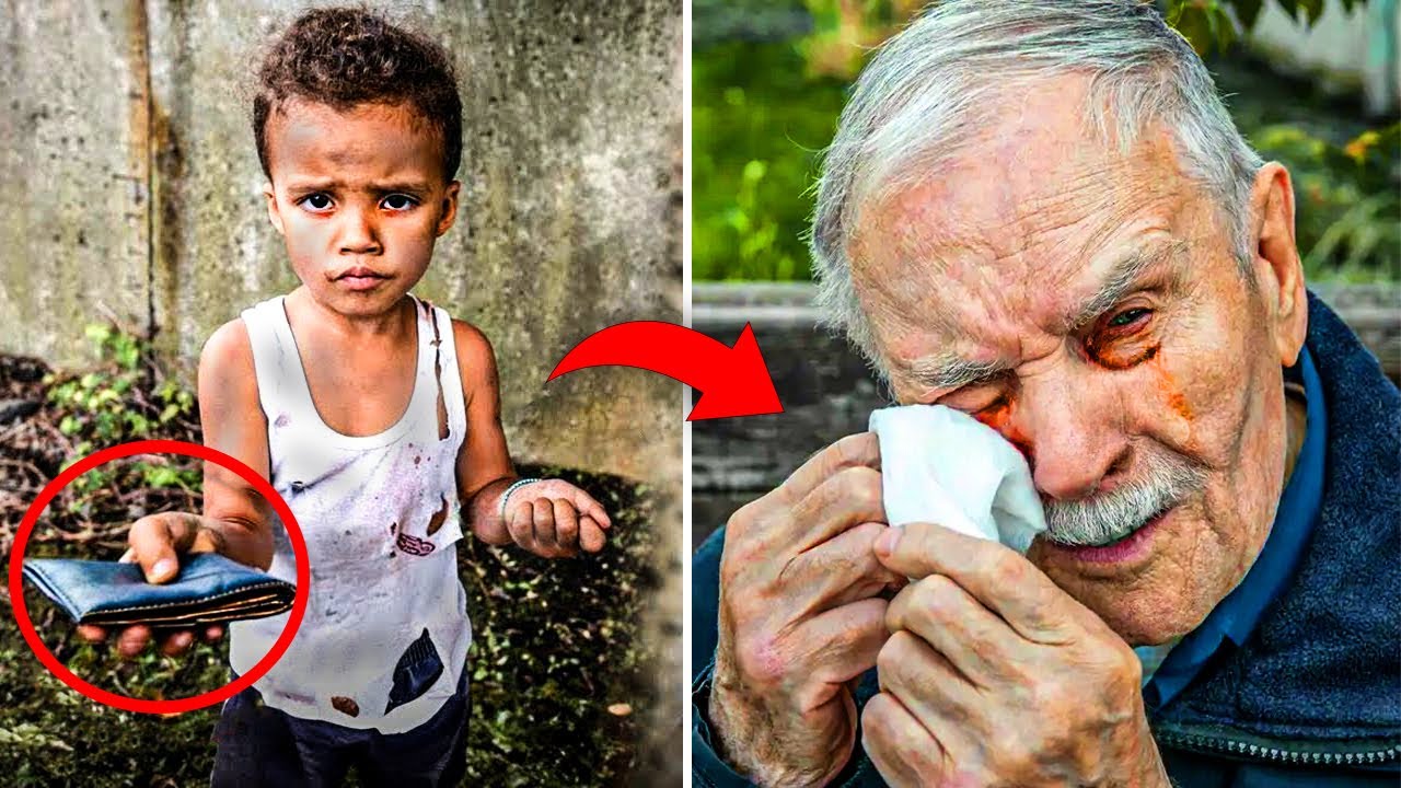 Poor Boy Found a Millionaire's Lost Wallet. The Man Cried When The Boy ...
