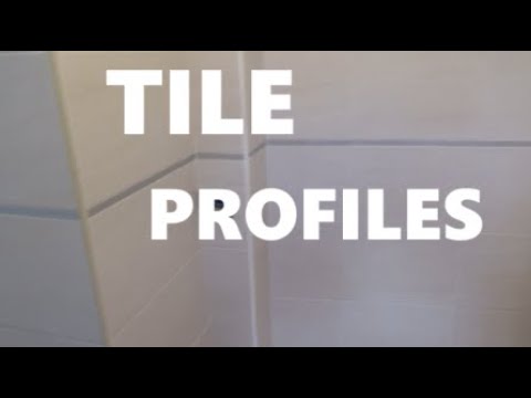 How to install tile profiles - YouTube