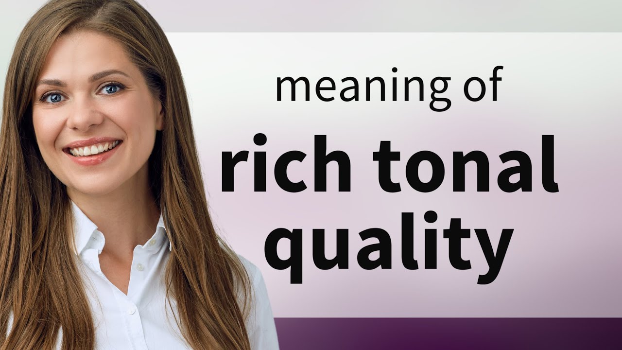 Exploring "Rich Tonal Quality": A Guide to Beautiful Sounds - YouTube