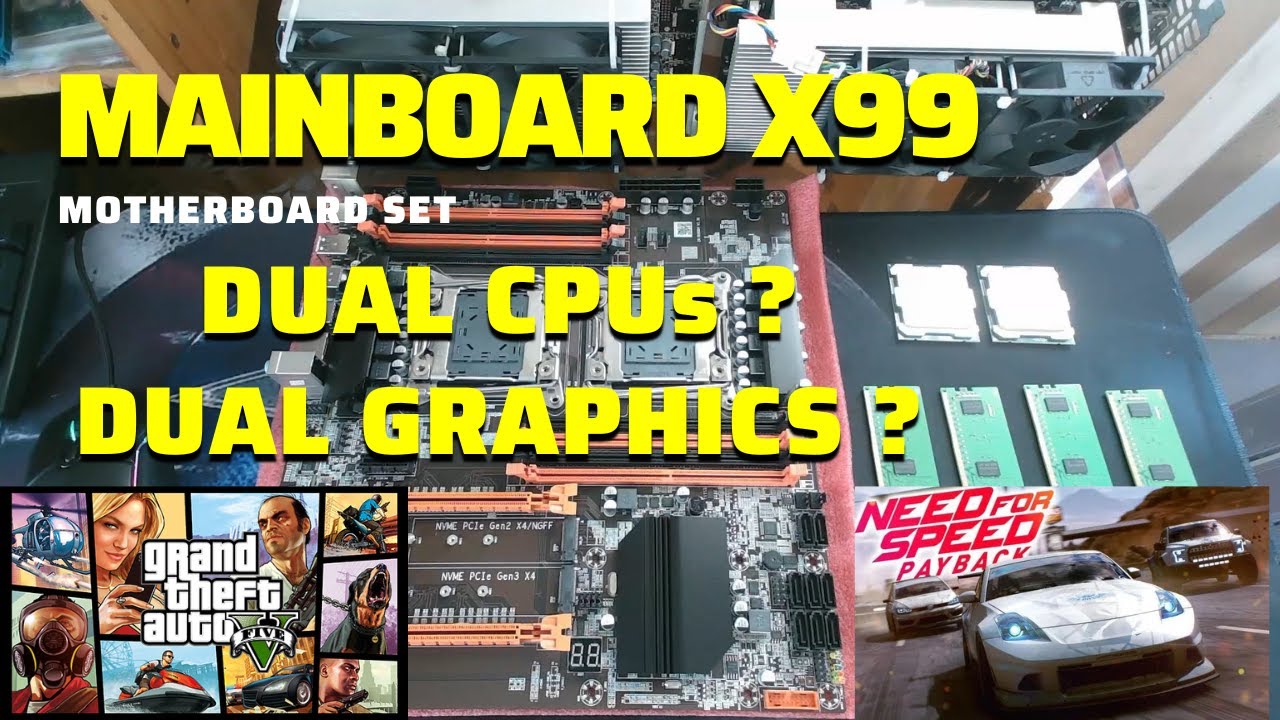 x99 Dual CPU Dual Graphics - YouTube