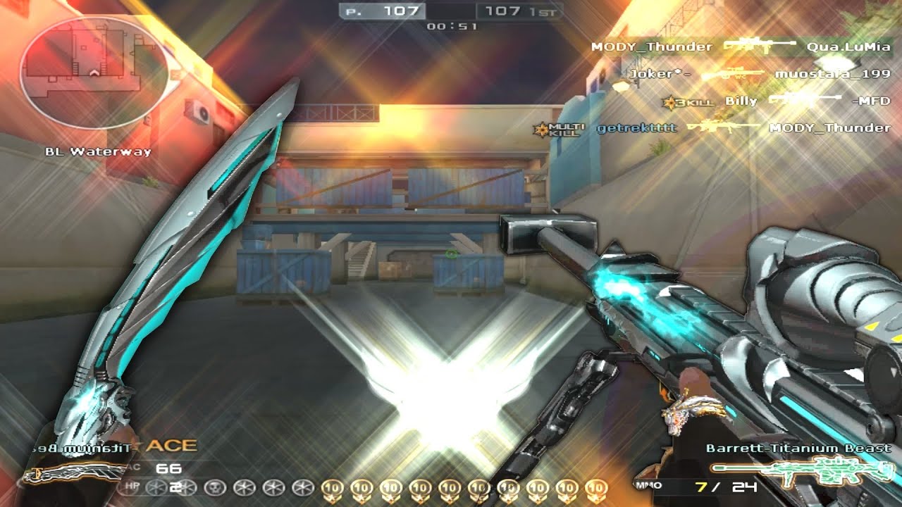 Crossfire West 2.0 : Barrett Titanium Beast - YouTube