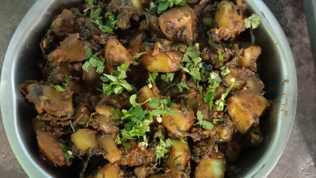 aalu palak ki sabji kaise banaye.pushpendra yadav, Pushpendra - YouTube