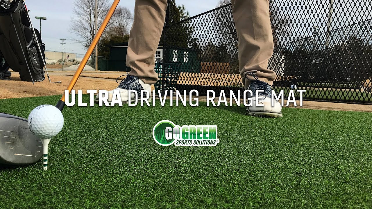 Ultra Driving Range Mat - Go Green Sports Solutions - YouTube