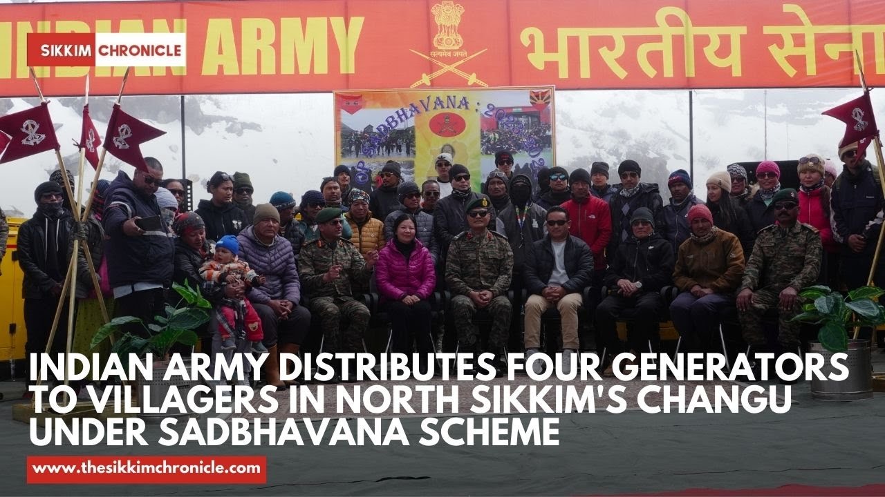 Indian Army Distributes 4 Generators to Villagers in North Sikkim's ...