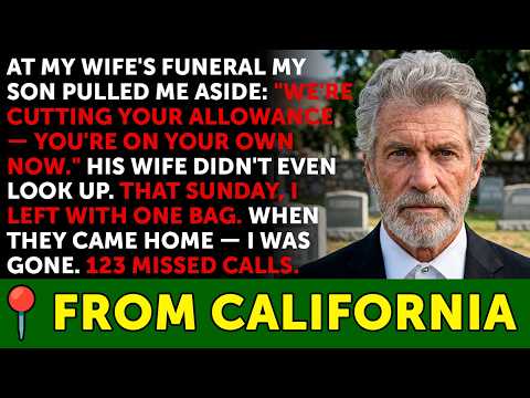 My Son and His Wife Canceled My $6,000 Allowance at My Wife's Funeral — So I Vanished With $20M