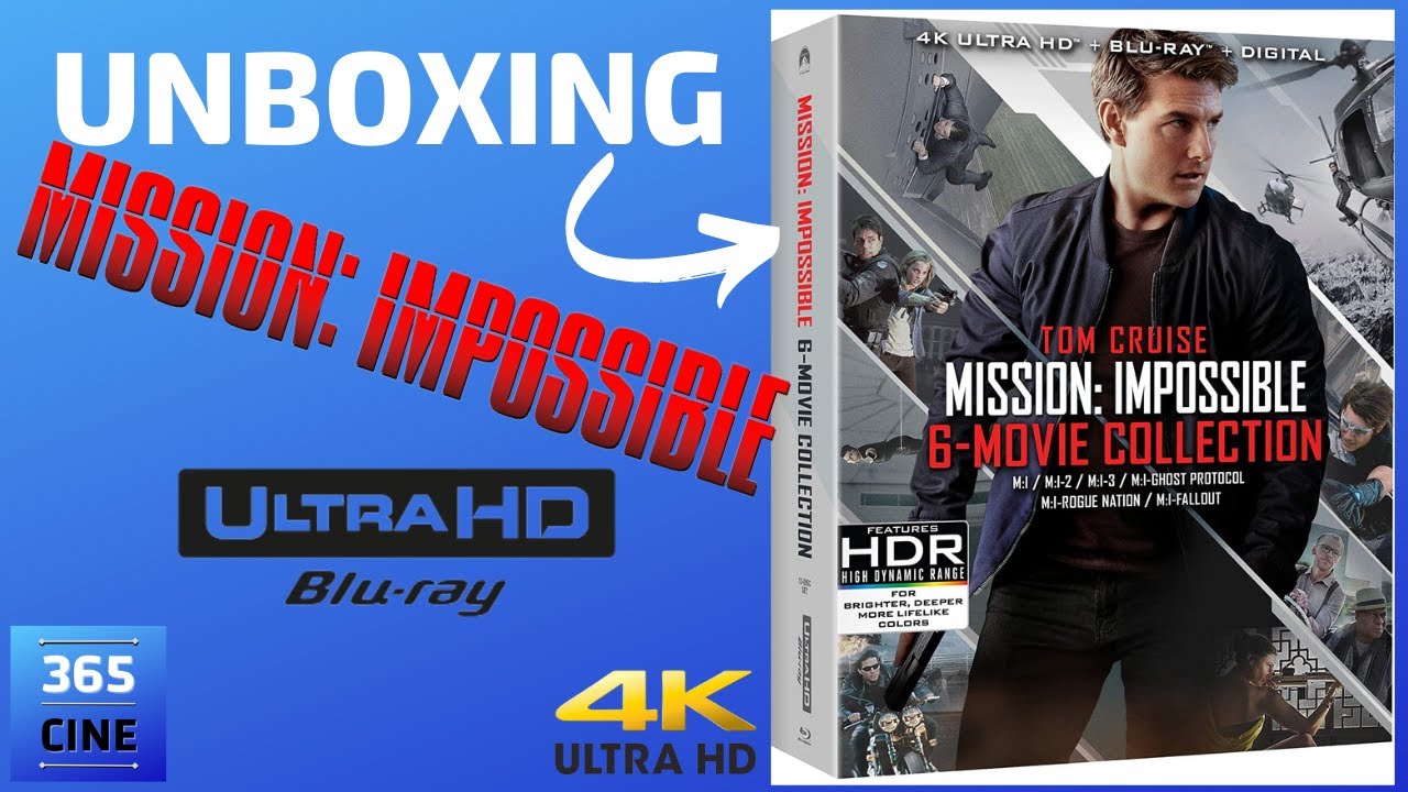 Mission Impossible Collection 4k Ultra Hd Blu-ray Unboxing: las 6 ...