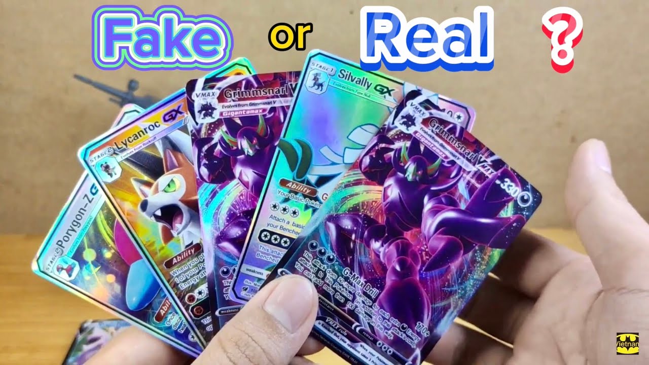 What do you think about "fake Pokémon TCG" ? - Bạn nghĩ gì về thẻ bài ...