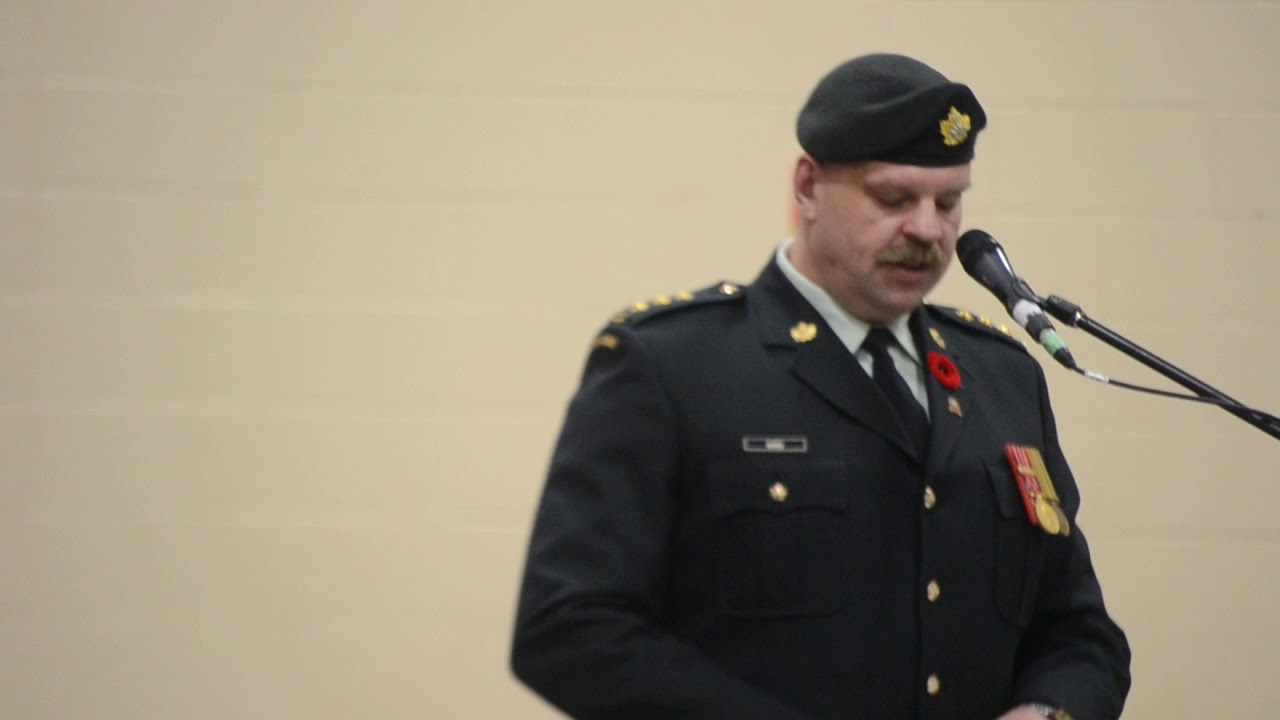 Craig Bird Remembrance Day Speech - YouTube